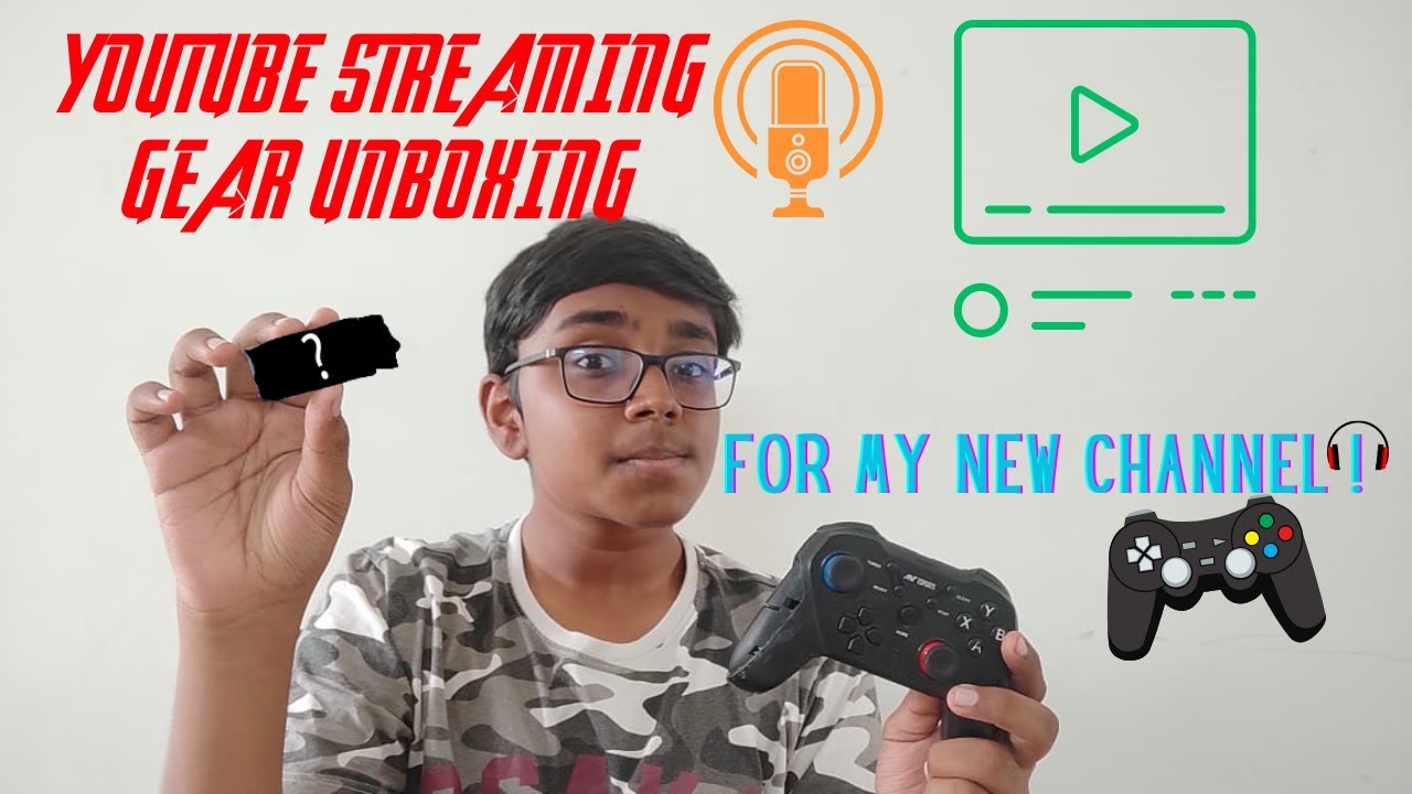 Streaming Gear Unboxing|My New Channel Announcement|Techie Rithvik ...