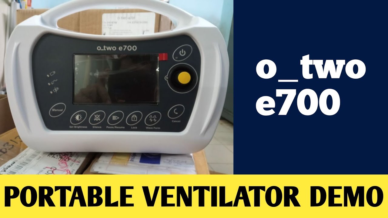 o_two e700 portable ventilator demo malayalam - YouTube