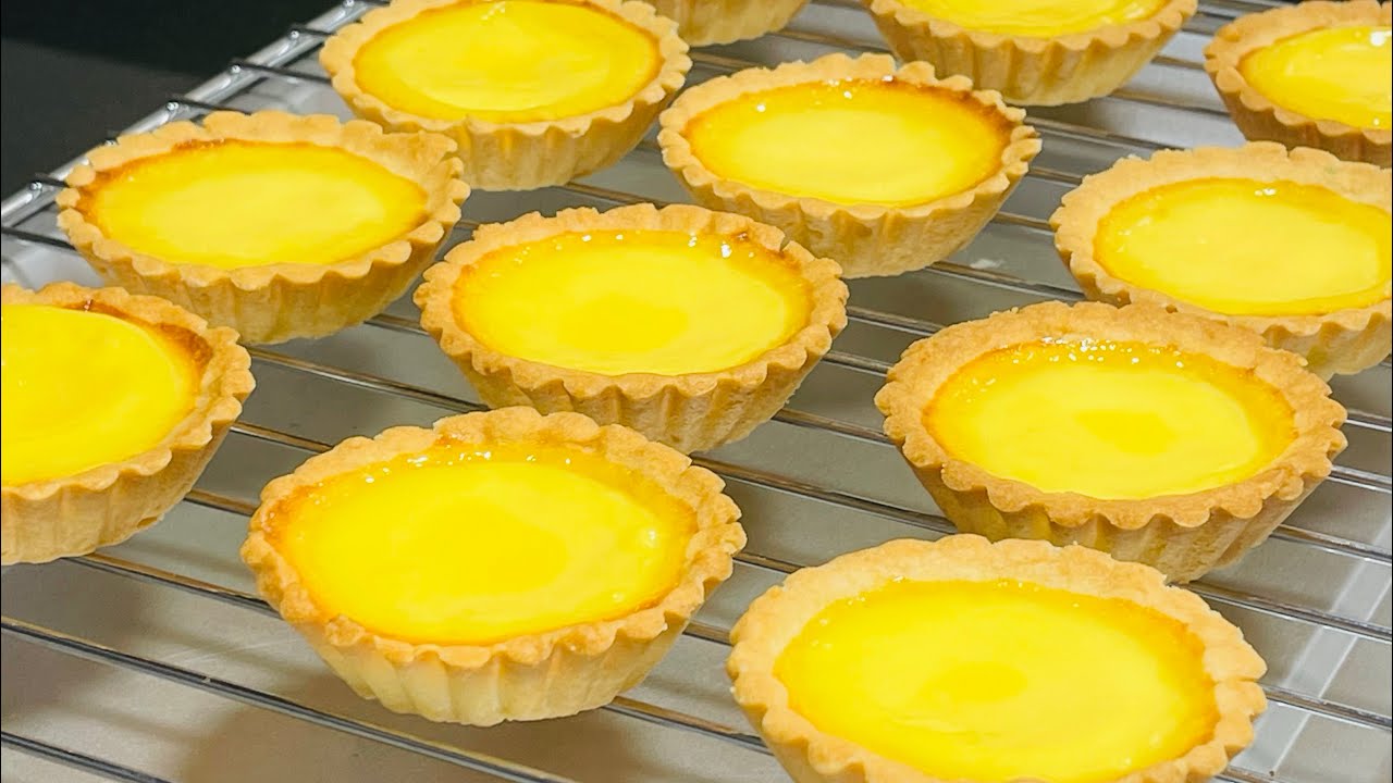 Công thức Bánh Tart Trứng vỏ siêu giòn nhân kem trứng thơm béo - YouTube