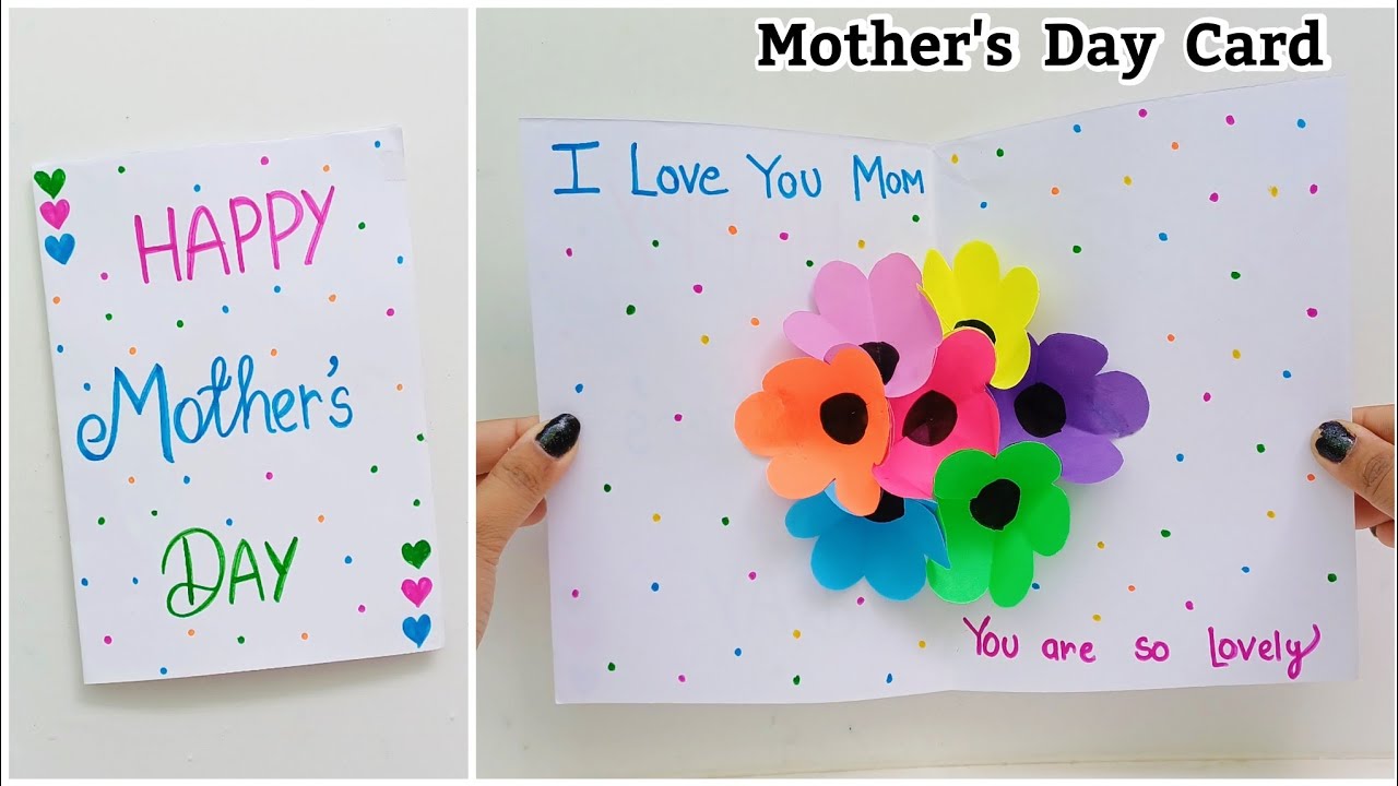 3D 😍 POP - UP 😍 Mother's Day Card Idea • How to make easy mothers day ...
