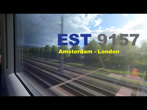 Eurostar von Amsterdam nach London: Mitfahrt im Velaro e320 | EST 9157