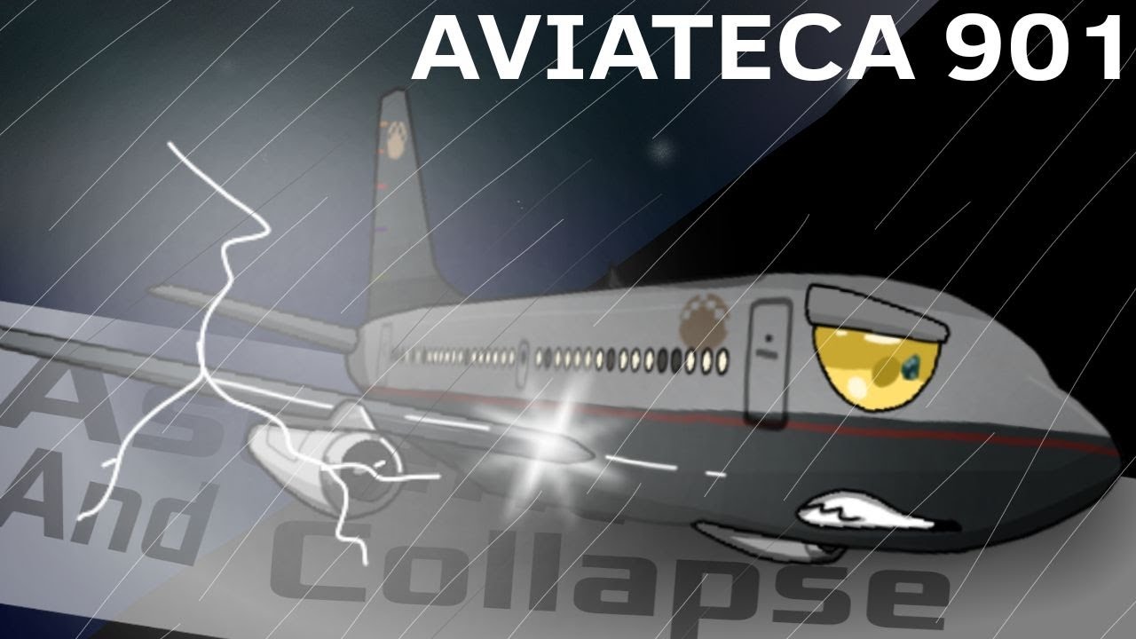 Aviateca Flight 901 crash animation Ascent And Collapse - YouTube