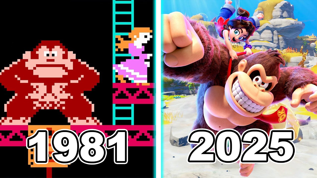 Evolution of Donkey Kong (1981 - 2025) - YouTube