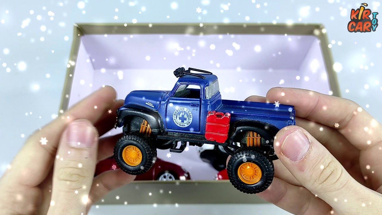 Toy Cars for kids - box with toys. Kir Car Toy - YouTube