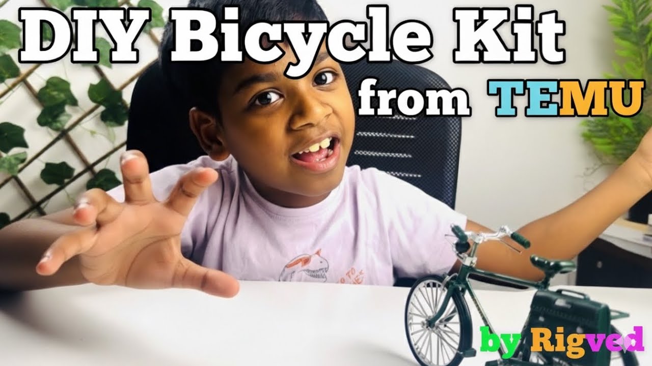 DIY Bicycle Kit Assembly | Fun Father & Son Project | Temu Unboxing ...