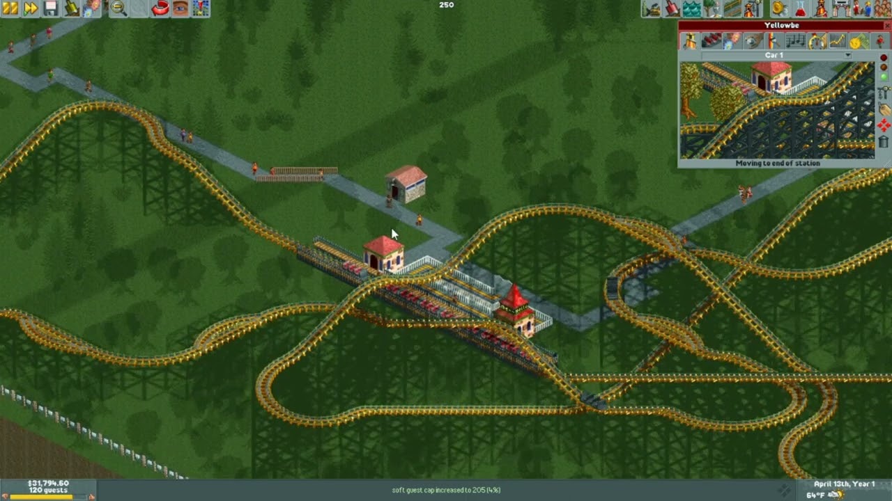 OpenRCT2 - VJ's Scenario Pack - Earth Park Year 1 - YouTube