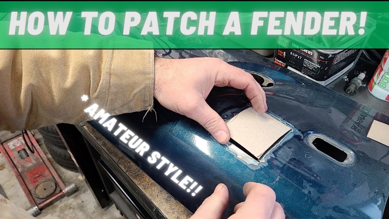 How to make a metal patch panel for your car! - YouTube