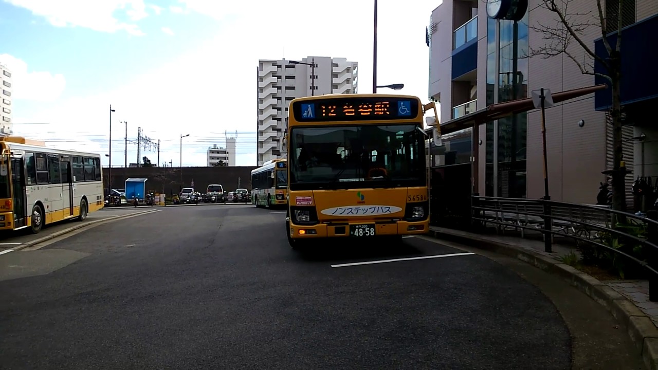 山陽バス5658A 新型エルガノンステ垂水東口出発シーン - YouTube