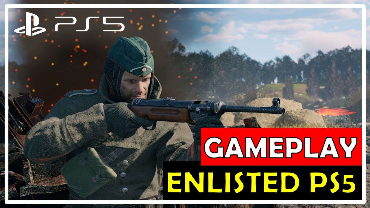 ENLISTED PS5 ☠️ Online Multiplayer Gameplay !!! ALLIIERTE kämpfen gegen ...