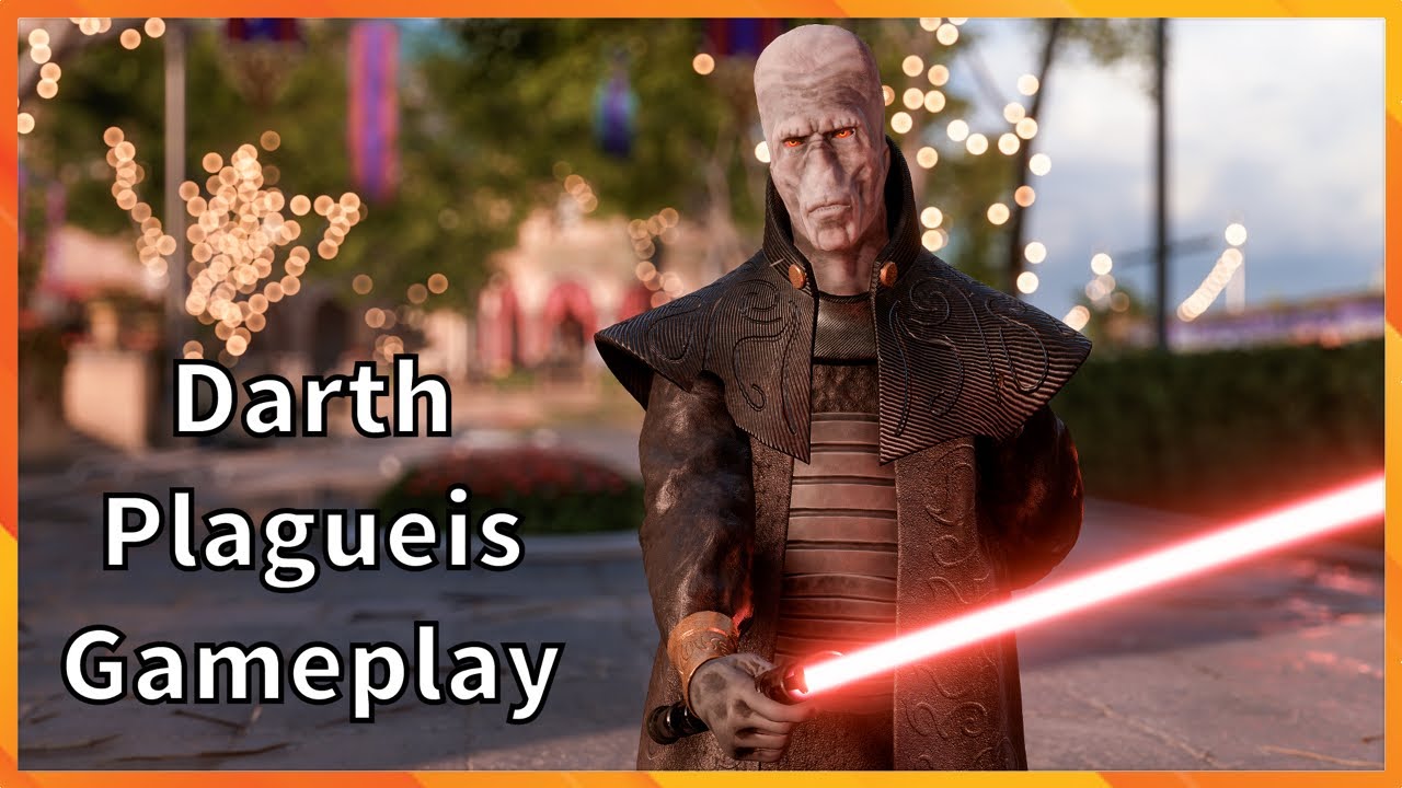 Darth Plagueis Gameplay Star Wars Battlefront 2 - YouTube