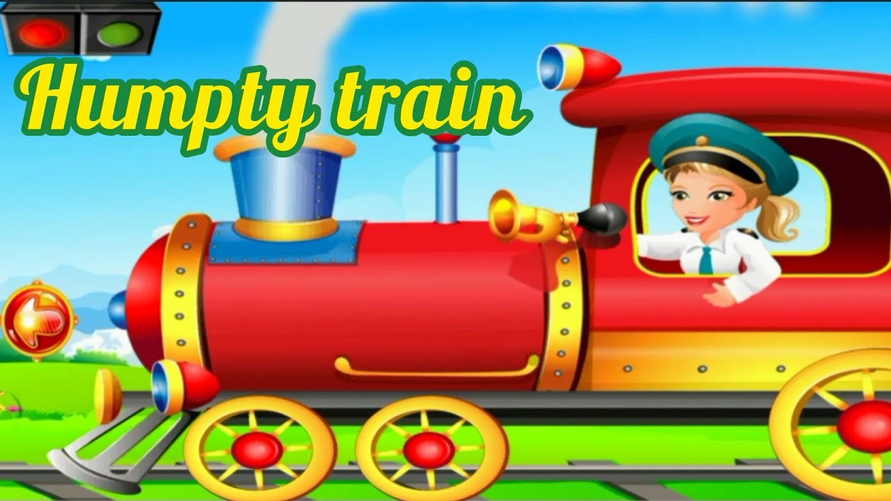 Humpty train || car song for kids || vehicles names for children ...