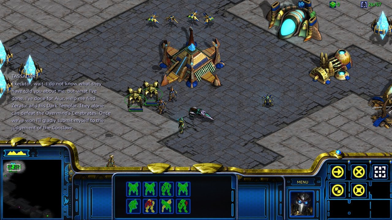 StarCraft: Remastered 4K 60FPS Campaign Protoss 4 - The Hunt for ...