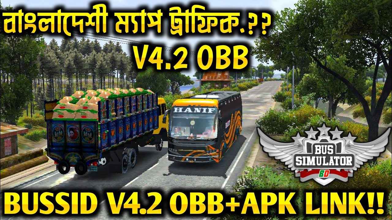 Bussid v4.2 bd map traffic obb || bus simulator Indonesia v4.2 ...