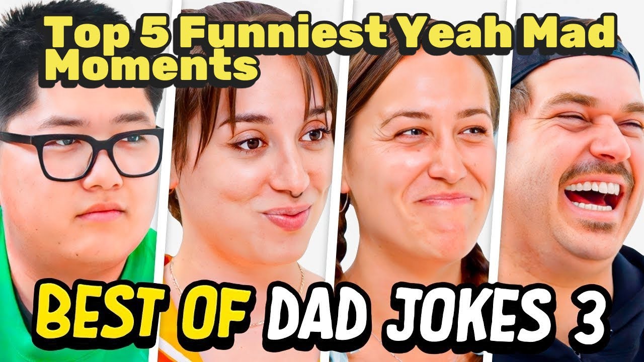 Last one best! 🤣 Top 5 Funniest Yeah Mad Moments 🤣 #dadjokes #yeahmad ...