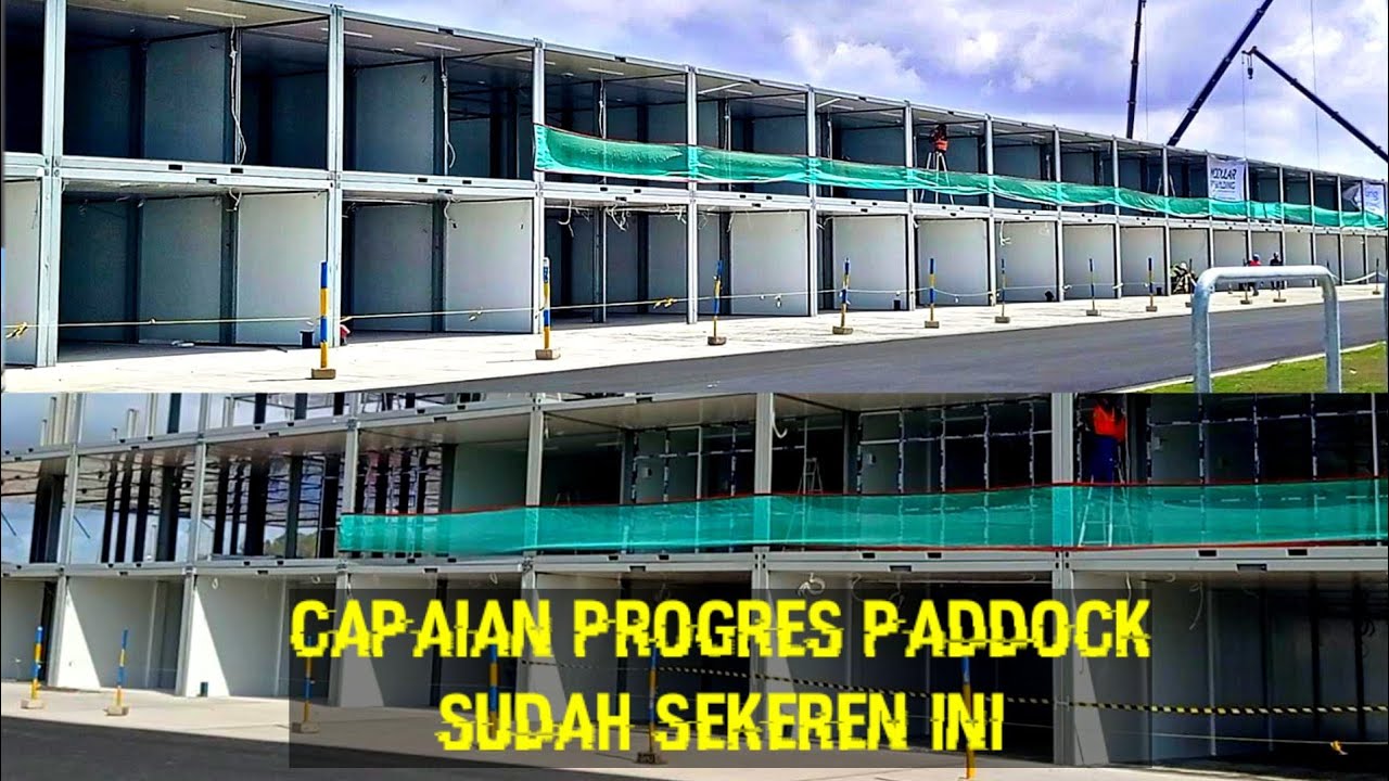 CAPAIAN PROGRES PADDOCK DAN PENGECATAN KERB DI TIKUNGAN 7 - YouTube
