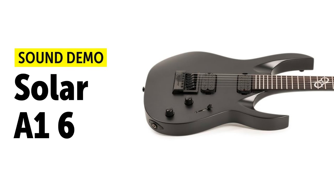 Solar A1 6 - Sound Demo (no talking) - YouTube
