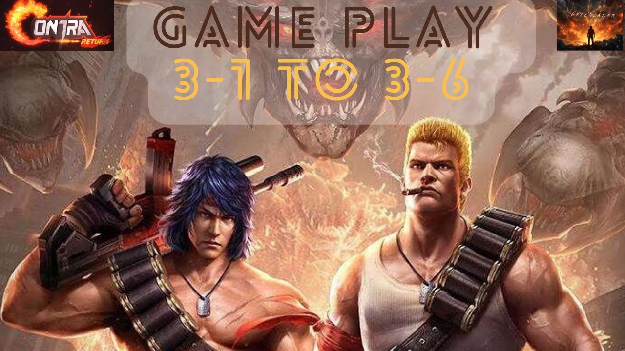 Contra Returns Gameplay 🎮 | 3-1 to 3-6 | | Explosive Action with ...