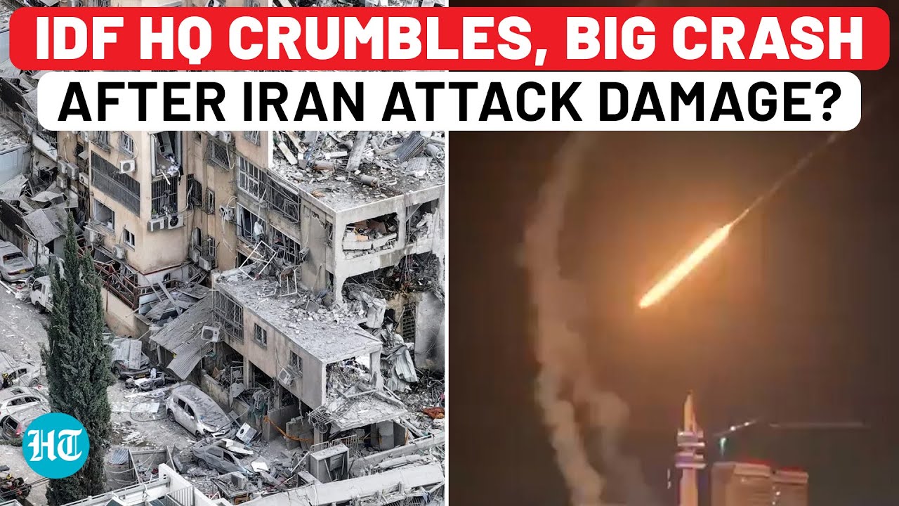 Israel Army HQ Crumbling, Big Crash At Tel Aviv Building: Damage By ...