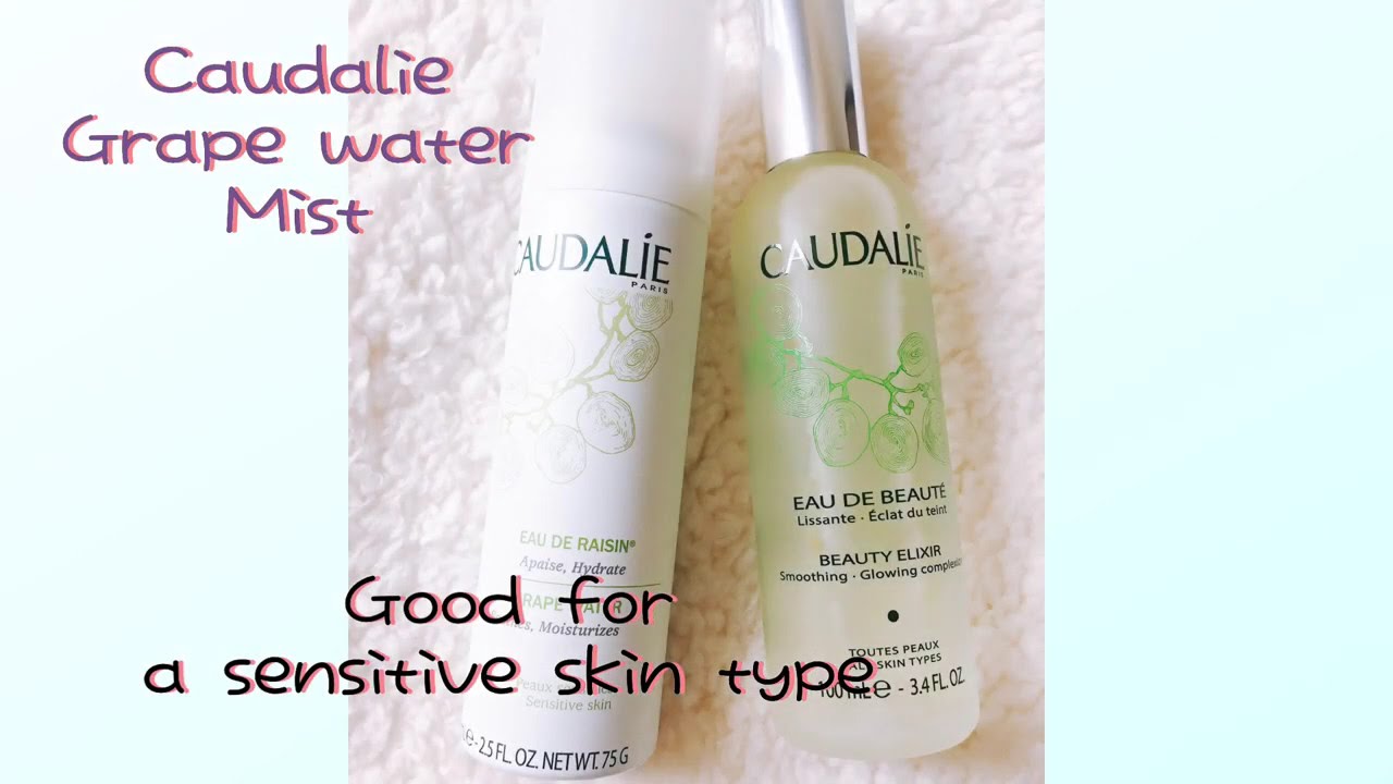 Caudalie Grape water Face Mist Reciew - YouTube