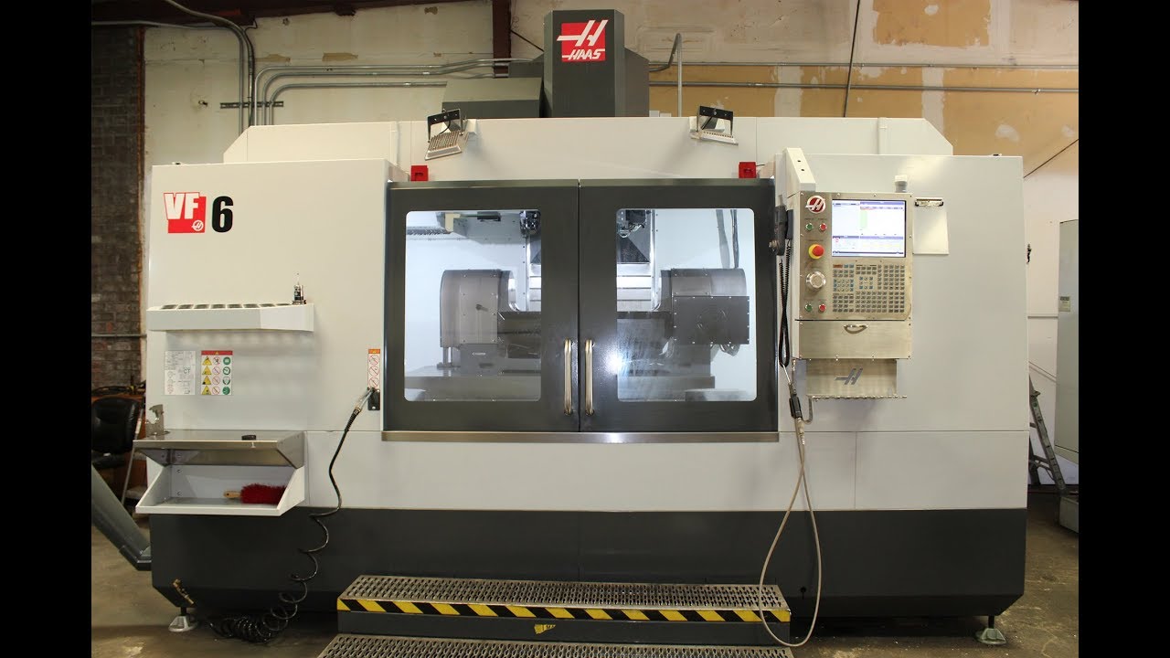 2017 Haas VF-6 CNC Vertical Mill - YouTube