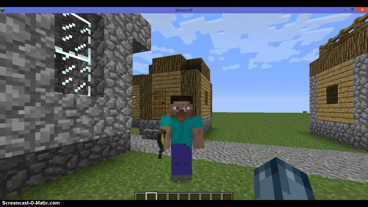 Minecraft MOd Review-Steve Mod 1.5.1 - YouTube