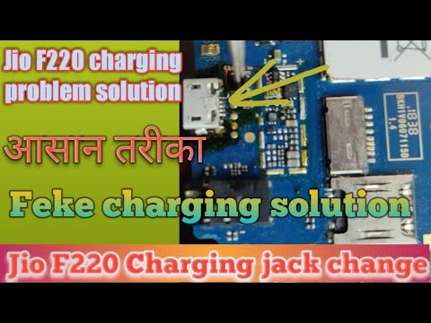 Jio F220 charging port change, c. change, jack change#mobilerepair # ...