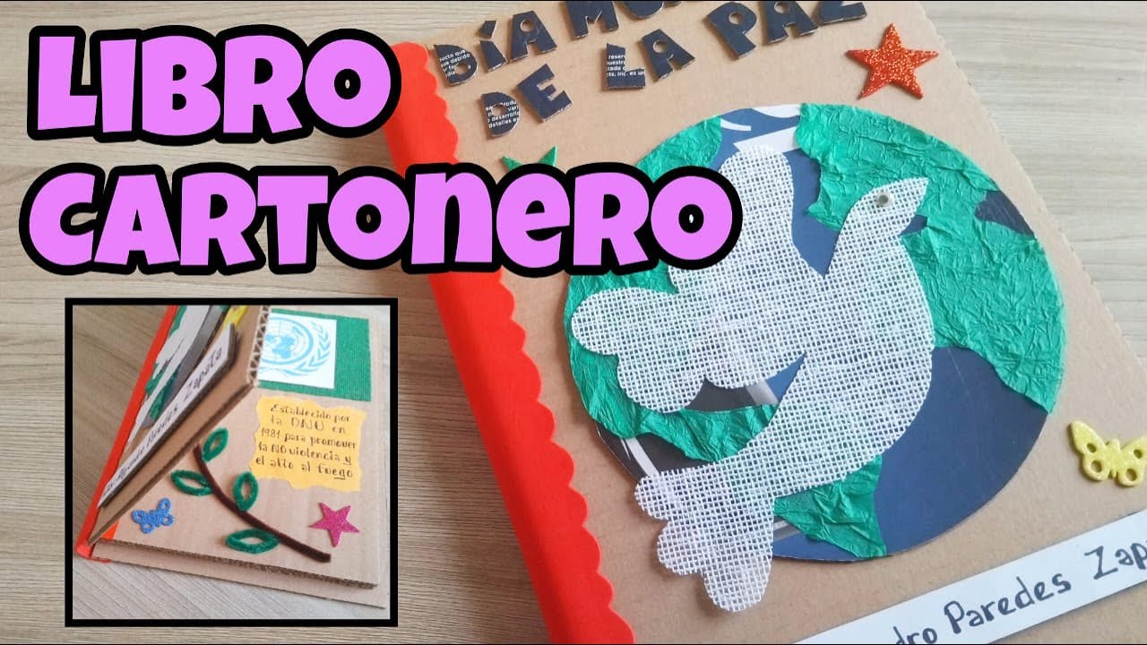 Como Hacer un LIBRO CARTONERO paso a paso - YouTube
