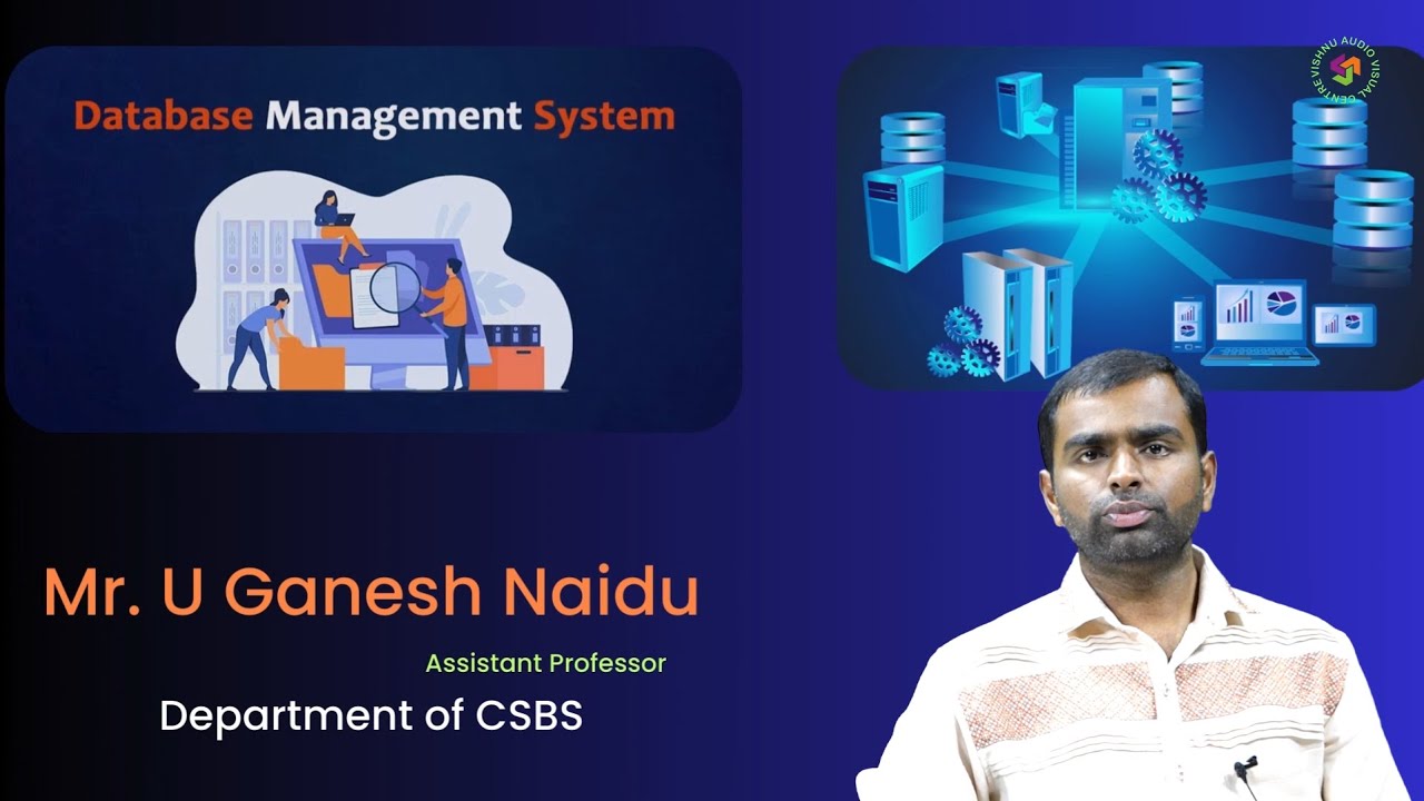 Introduction to DBMS by Mr. U Ganesh Naidu - YouTube