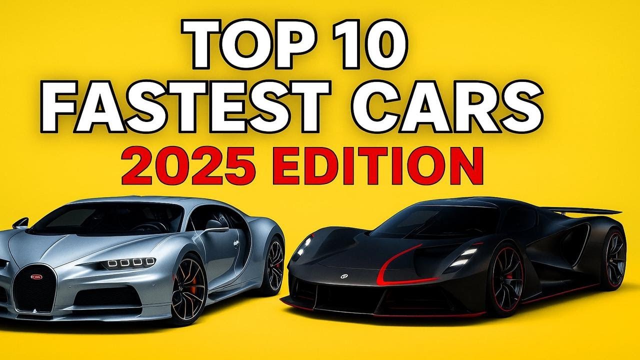 Top 10 Fastest Cars in the World (2025 Edition) - YouTube