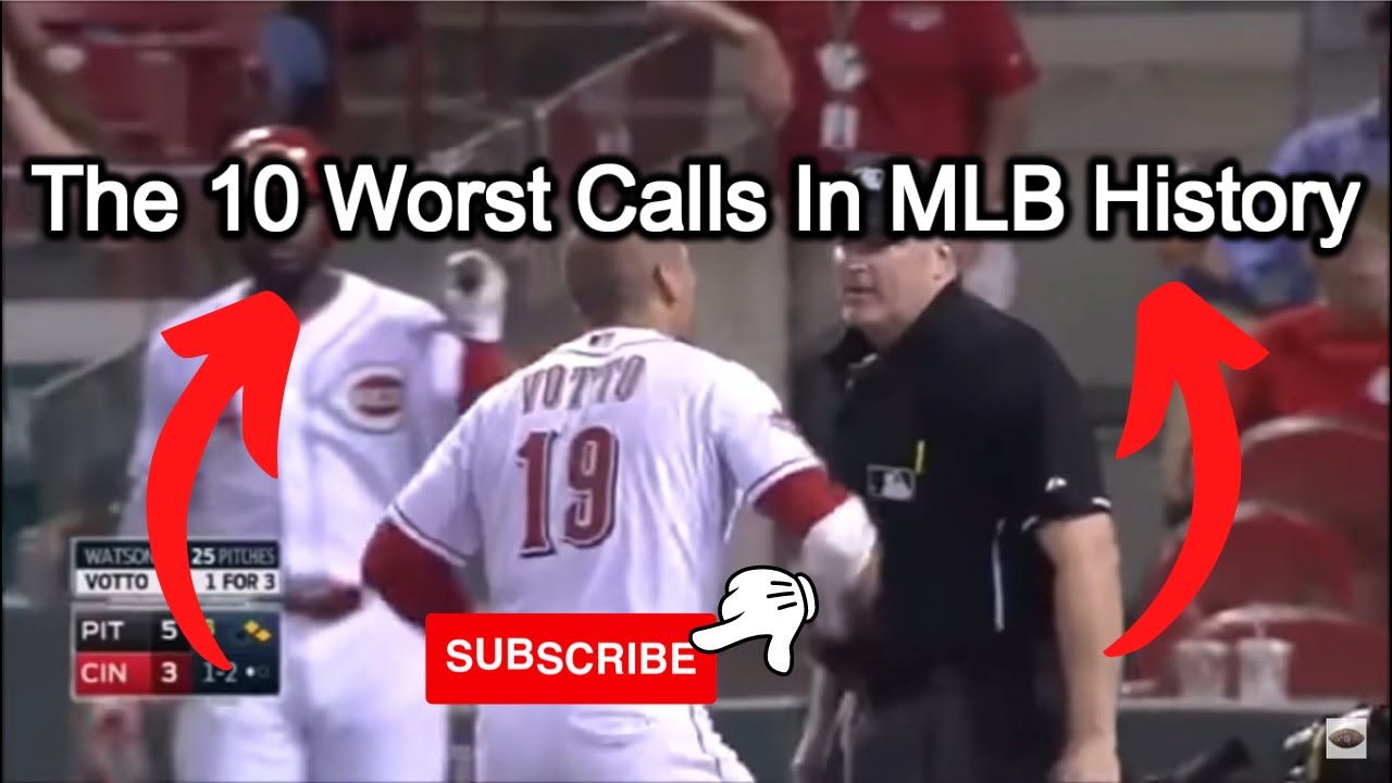 10 WORST CALLS IN MLB PLAYOFF HISTORY - YouTube