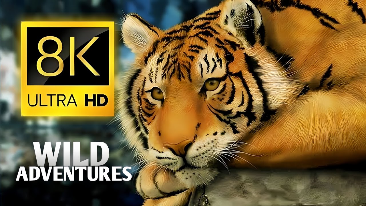 Wild Adventures In 8K ultra hd 60 fps - Most Beautiful Wild Animals ...