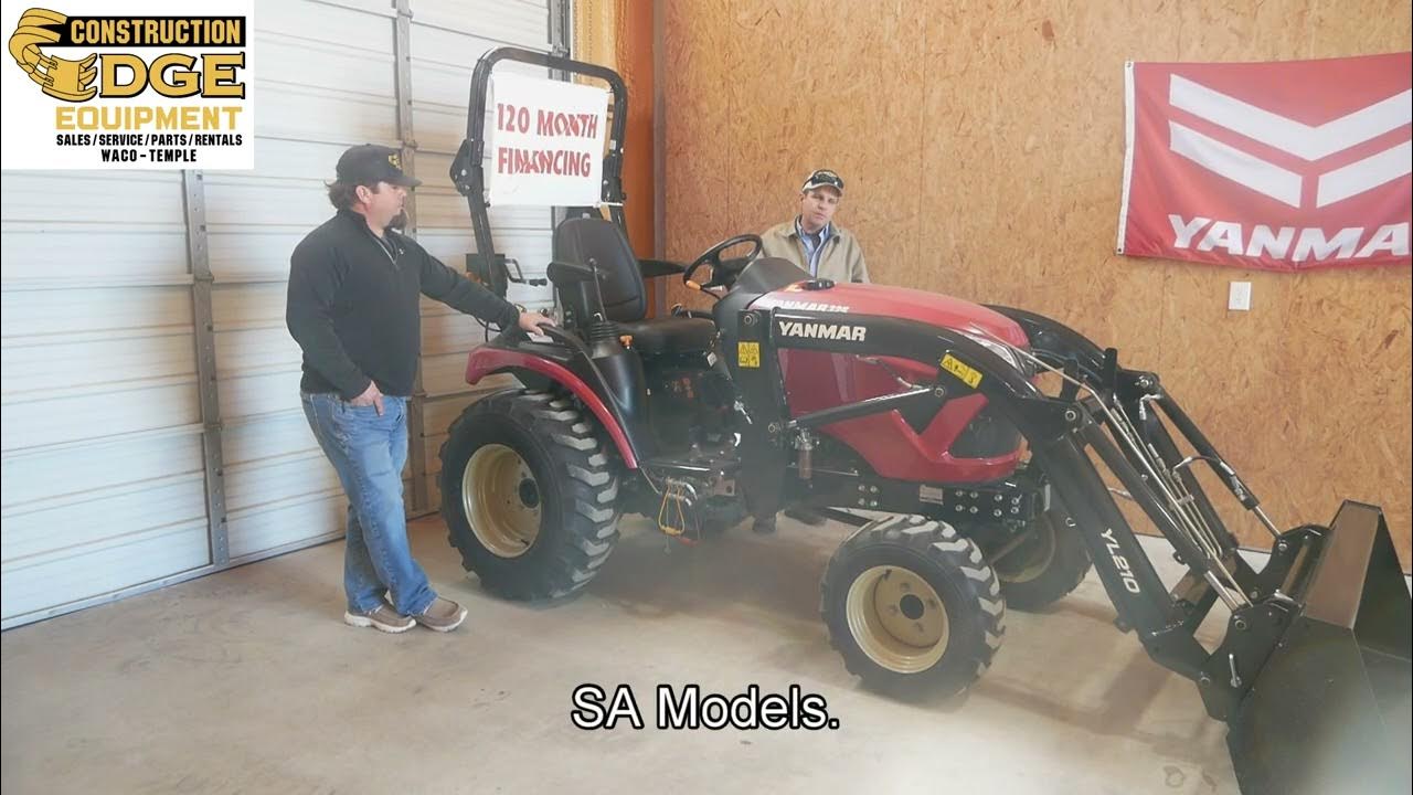 Yanmar SA-223 and SA-325 tractor walkaround - YouTube