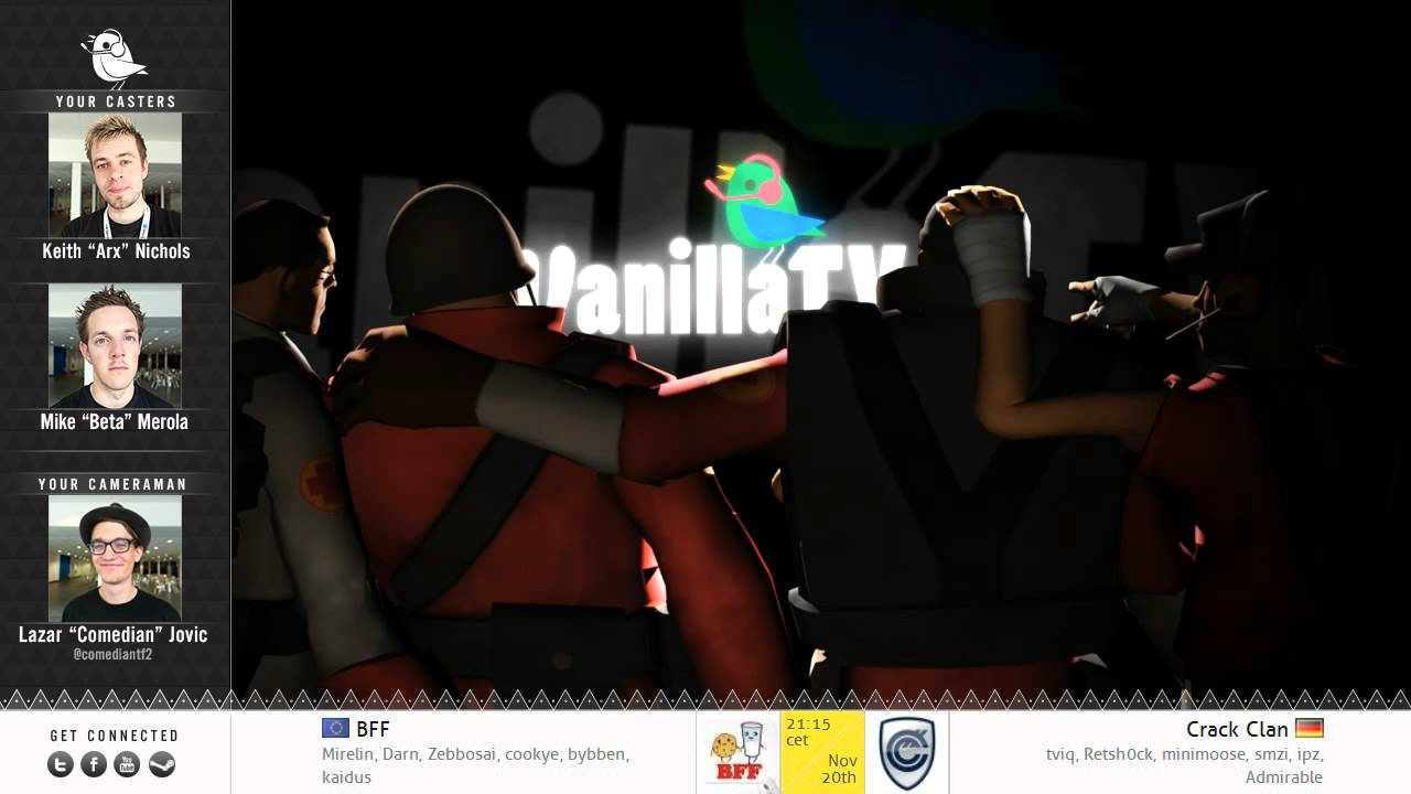 VanillaTV - BFF vs Crack Clan - ETF2L Season 13 Playoffs Round 2 ...