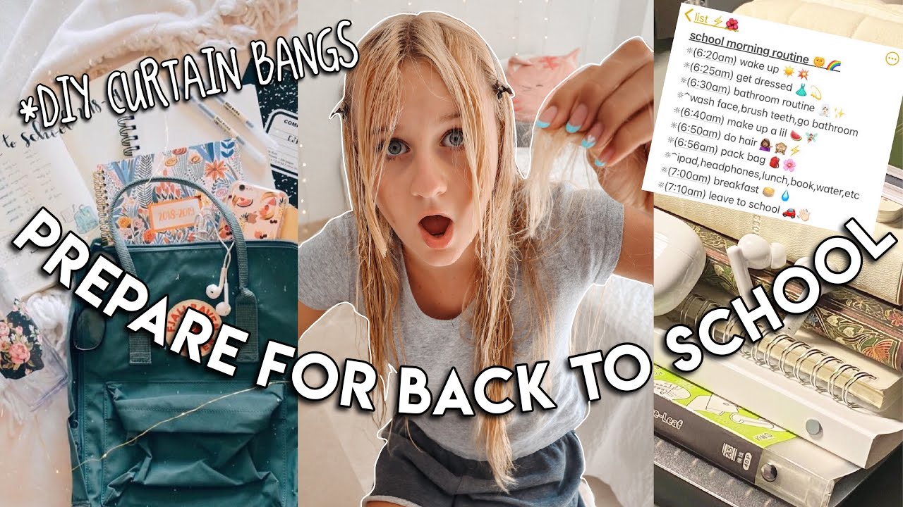 PREPARE FOR BACK TO SCHOOL WITH ME: GLOW UP & ORGA AM LETZTEN FERIENTAG ...