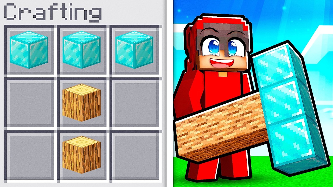 Minecraft, But I Can Craft Anything - YouTube