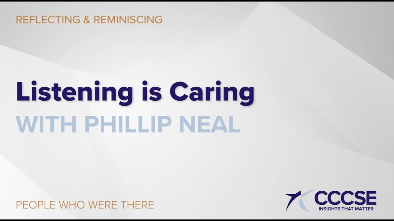 Listening Is Caring, With Phillip Neal - YouTube