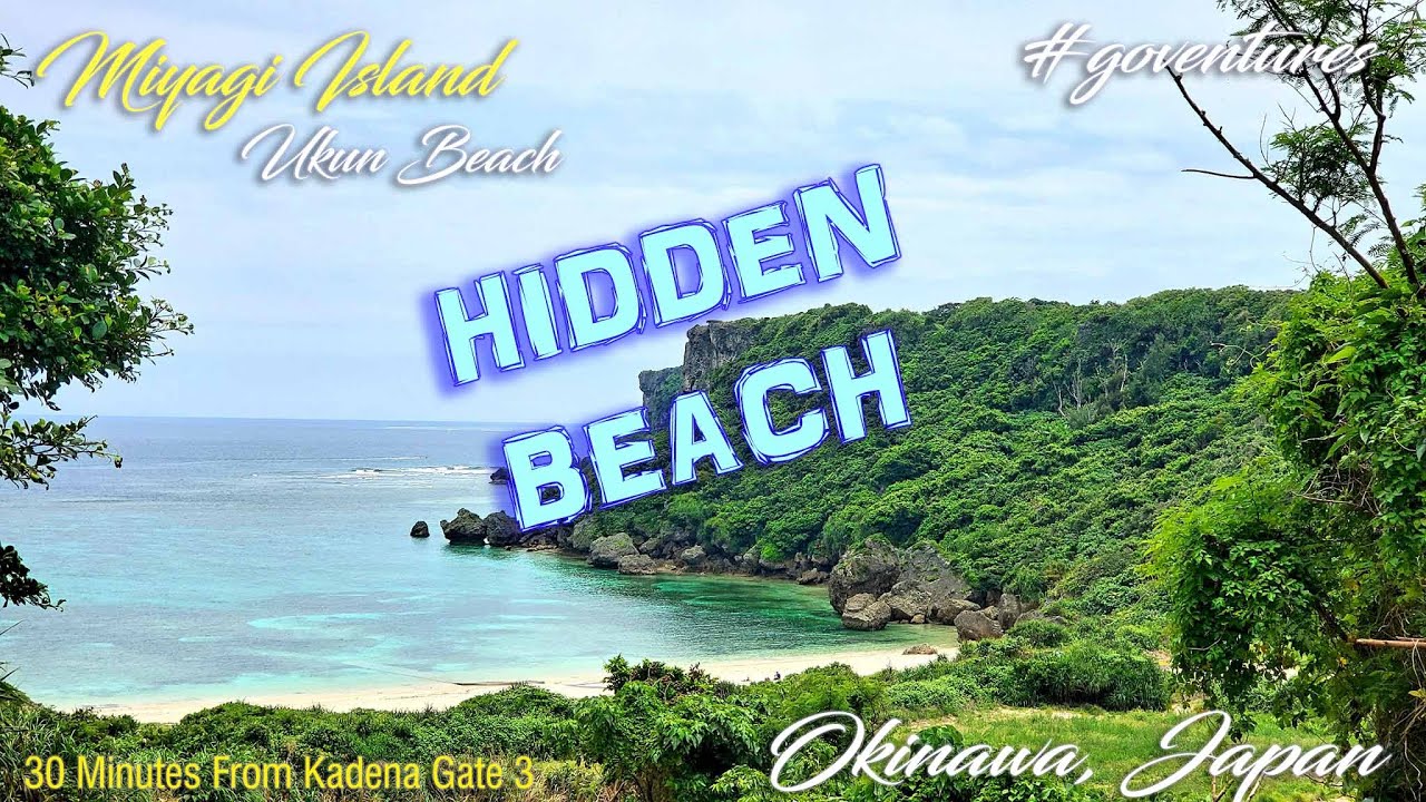 Okinawa HIDDEN UKUN BEACH, Miyagi Island - YouTube