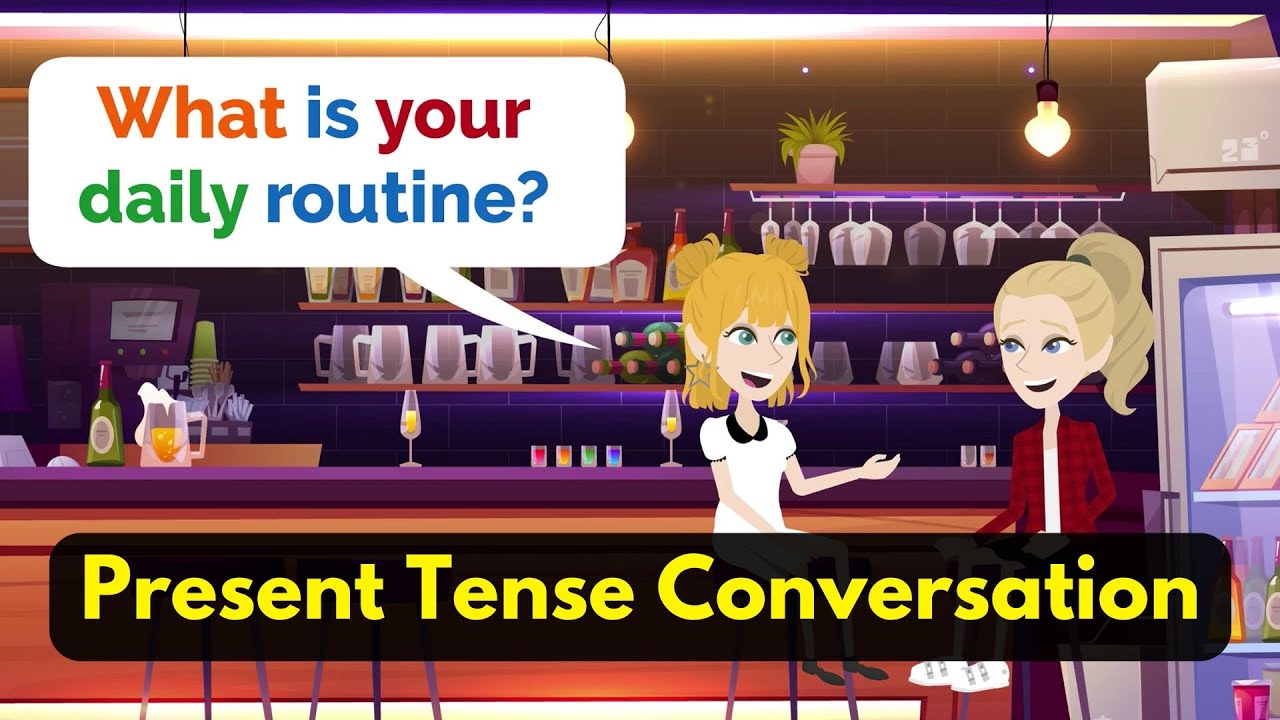 Present Tense English Speaking Practice | Talking about Daily Routines ...