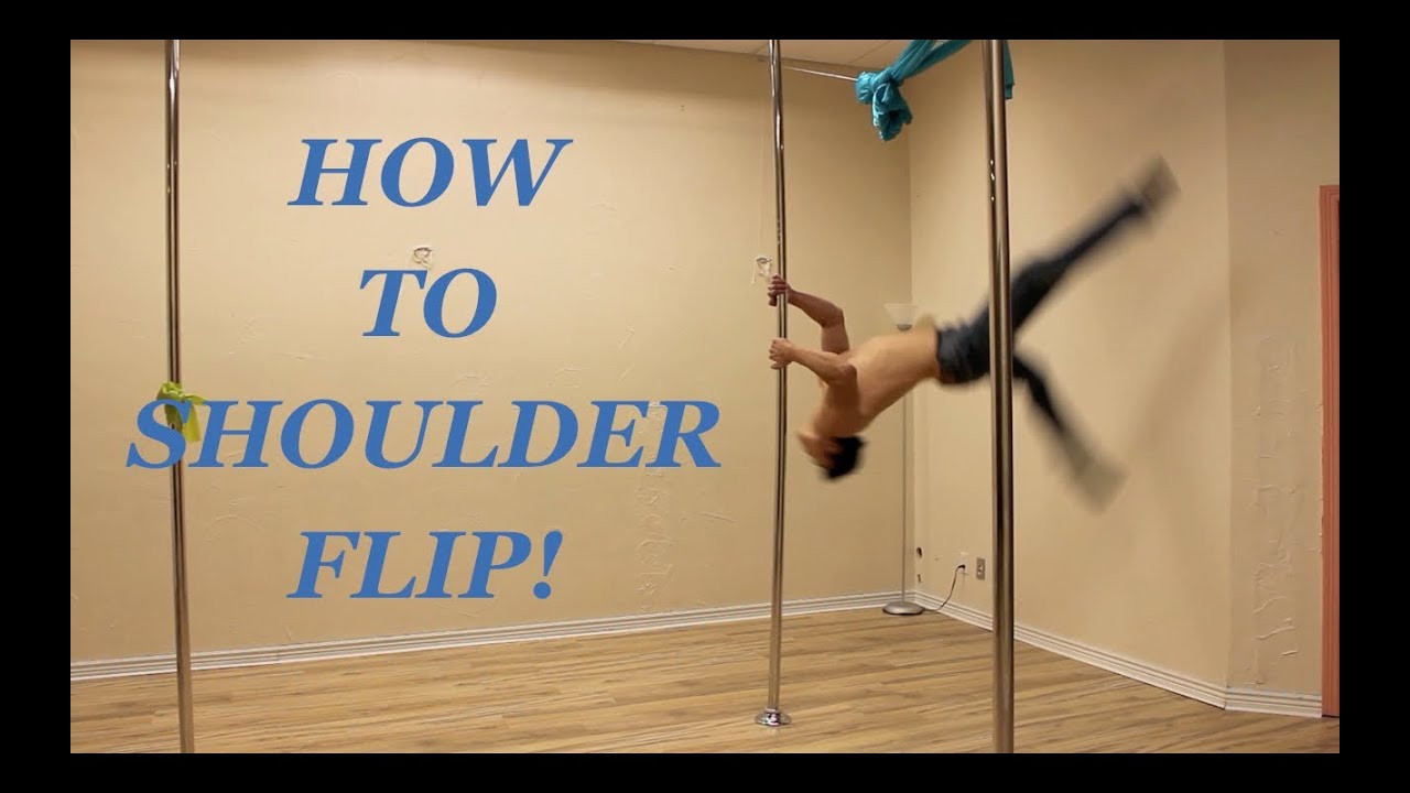 Doctor Ken's Pole Ninja Tutorials: Shoulder Flip! - YouTube