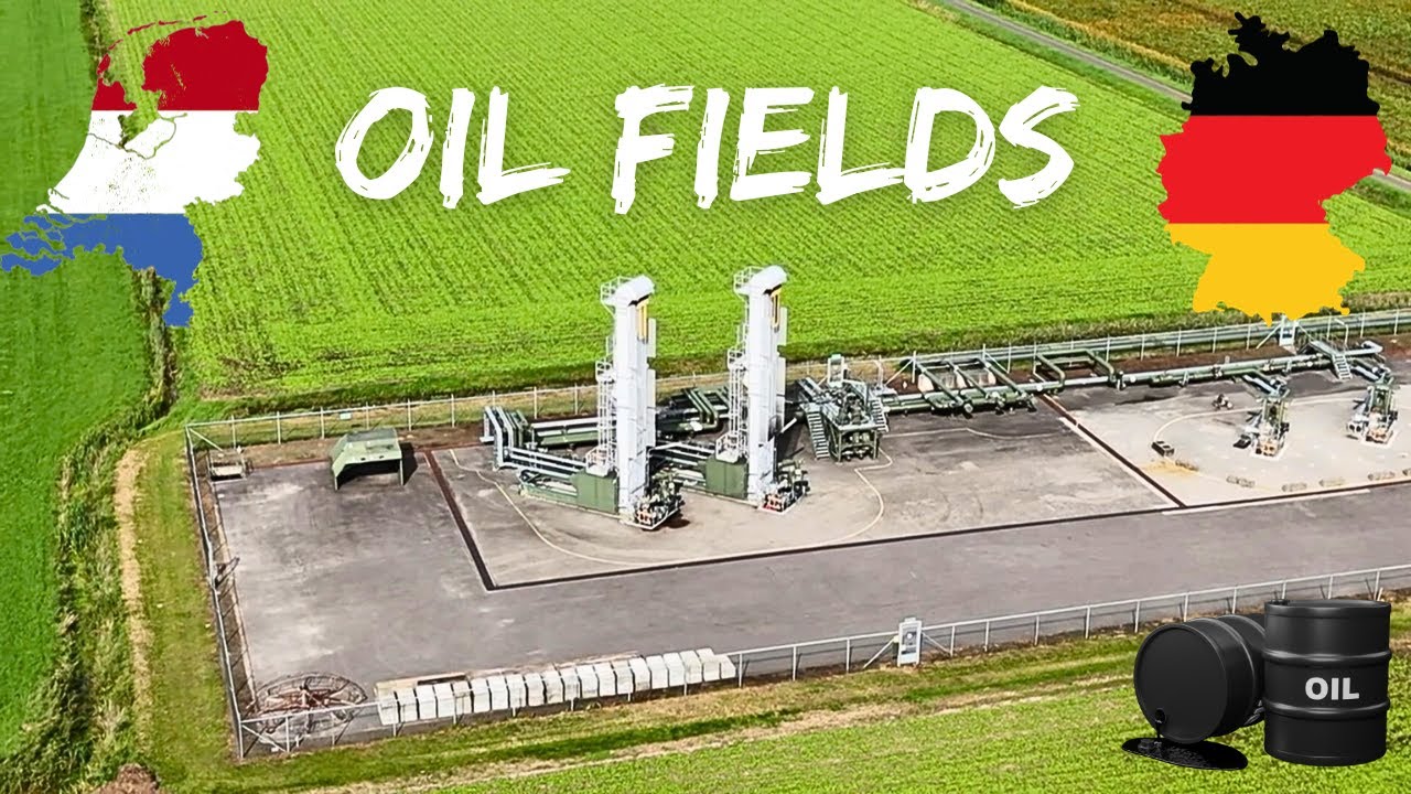 Remarkable Oil Fields in The Netherlands 🇳🇱 Germany 🇩🇪 Drone Aerial 4K ...