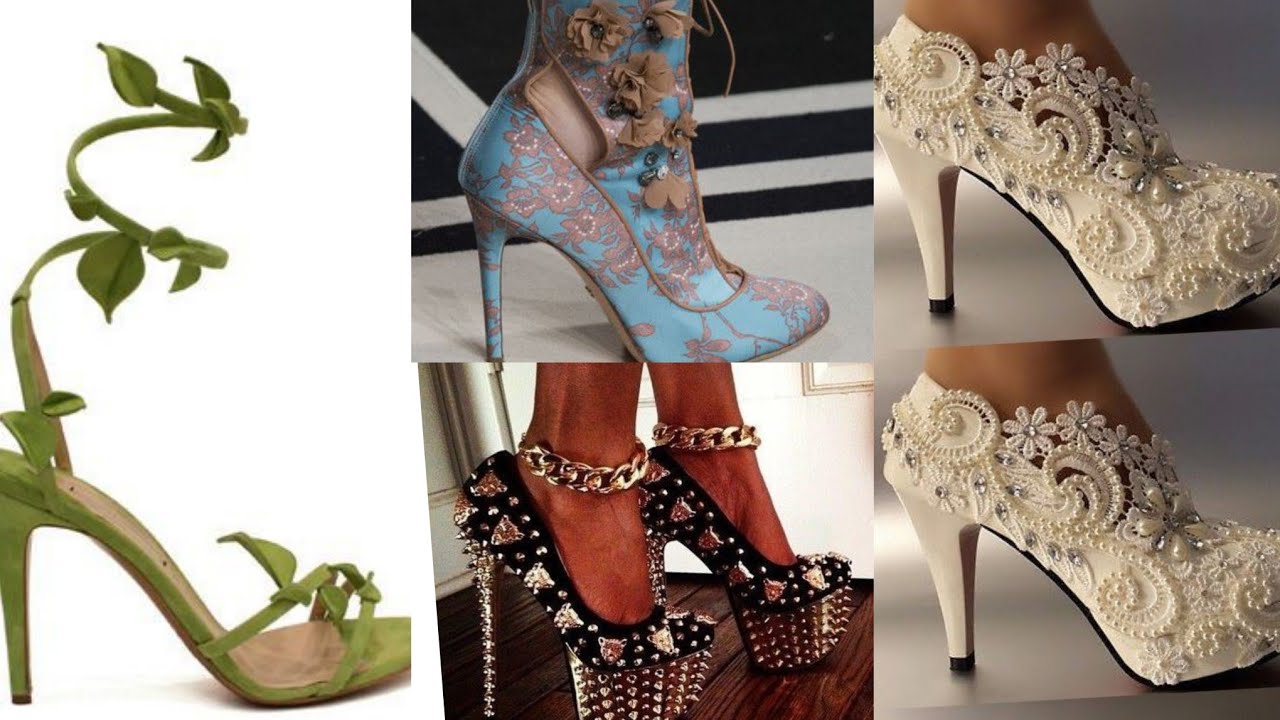 New shoes Eid ideas for Ladies, stylish and trendy unique high heel ...