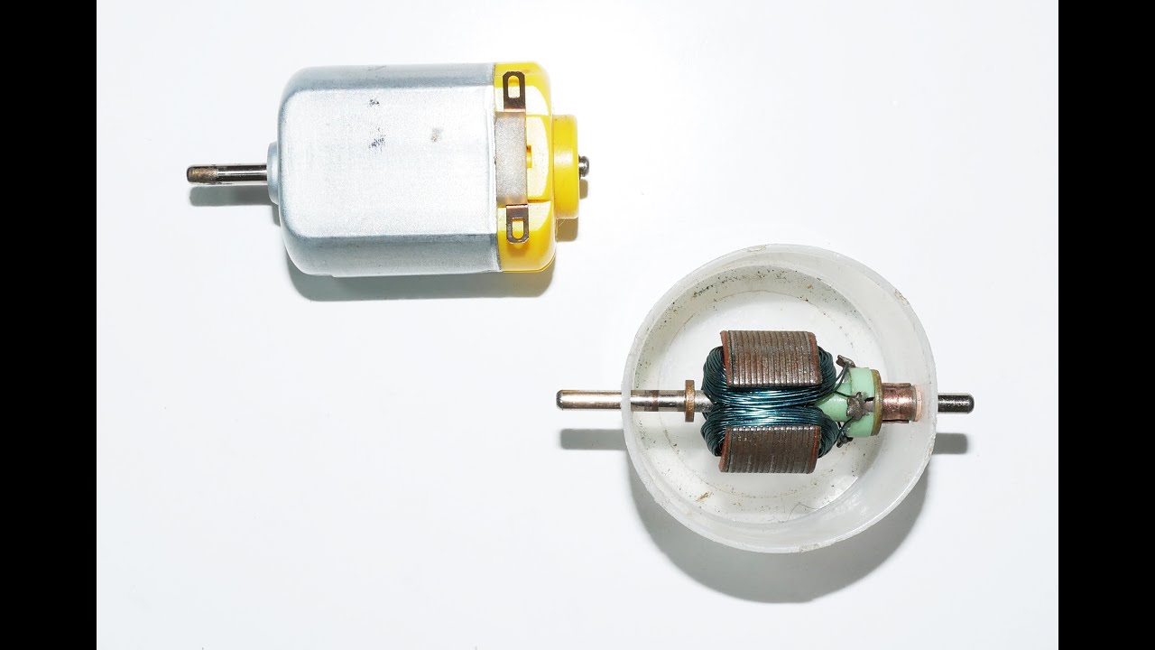 DC Motor Experiment / Teardown (4K) - YouTube