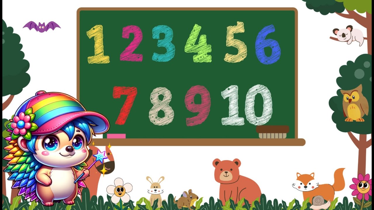 Harlan’s Magic Counting World - Counting 1-10 Song | Phonics Number ...