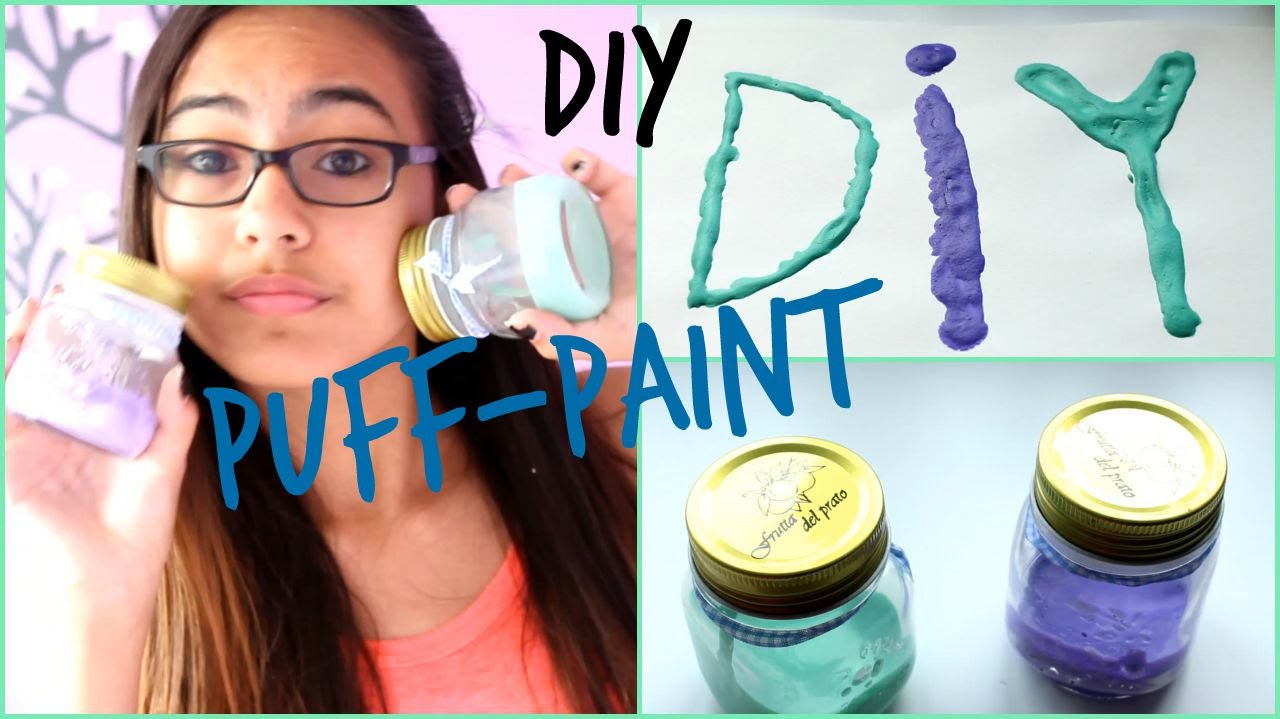 DIY Puff Paint ♥ - YouTube