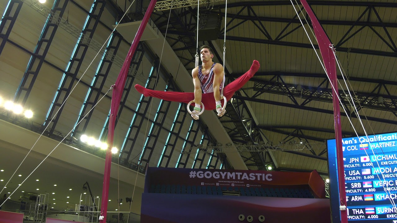 Alec Yoder - Still Rings - 2018 World Championships - Qualifying - YouTube