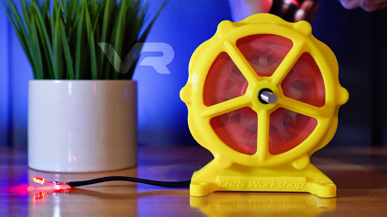 3D Printed - Axial Flux Generator - YouTube