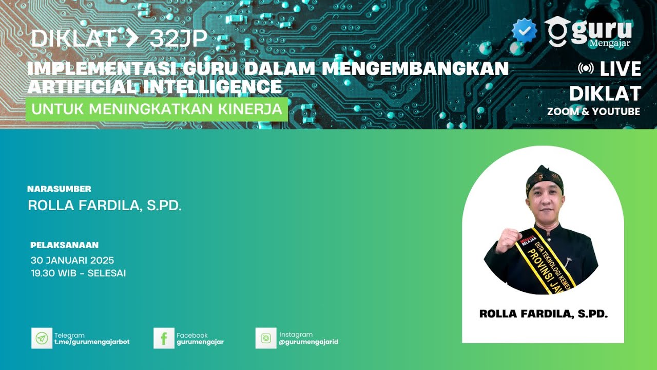 Implementasi Guru dalam mengembangkan Artificial Intelligence untuk meningkatkan Kinerja - YouTube