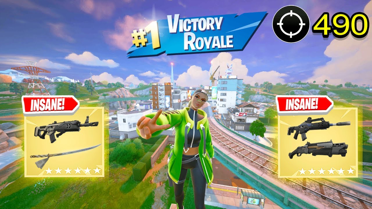 490 Elimination FIELD AGENT KYRA Solo Vs Squad "Zero Build" Gameplay ...