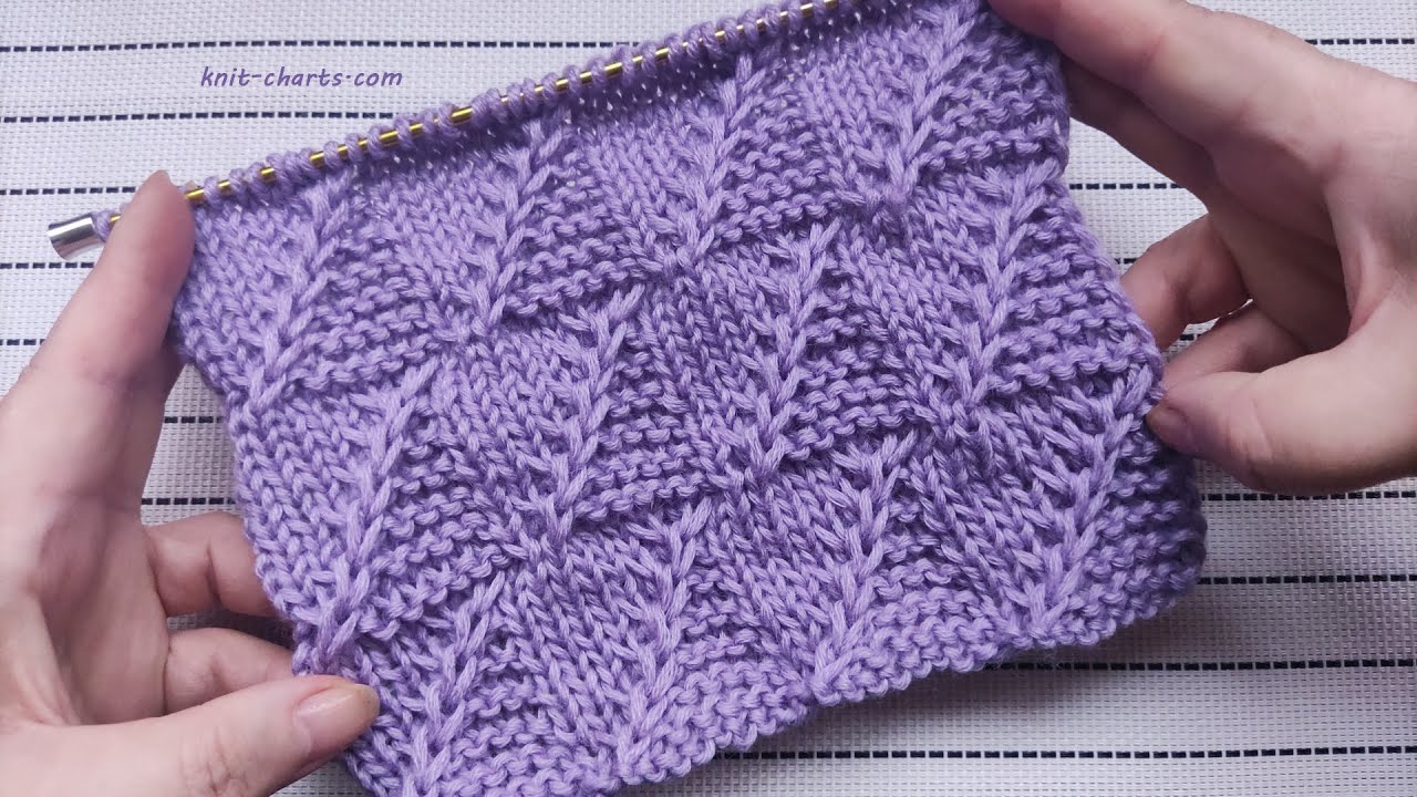 Fancy Stitch Knitting Pattern | Fantasiemuster stricken | Punto ...