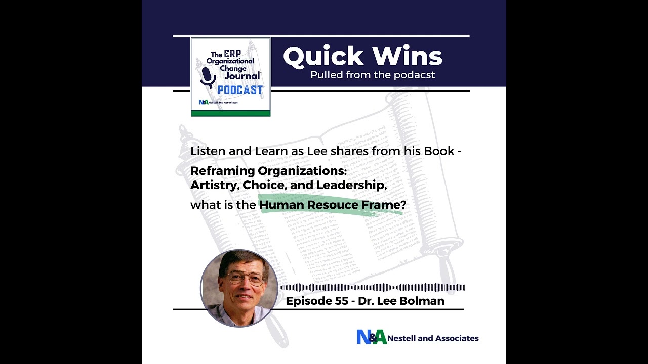Quick Wins - Lee Bolman - What is the Human Resource Frame - YouTube